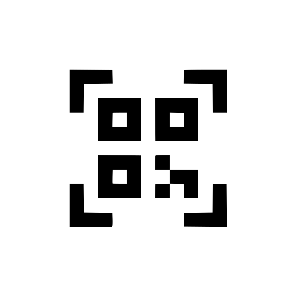 Free QR Code Square SVG Icon 2025 - Download QR Code Square Vector ...